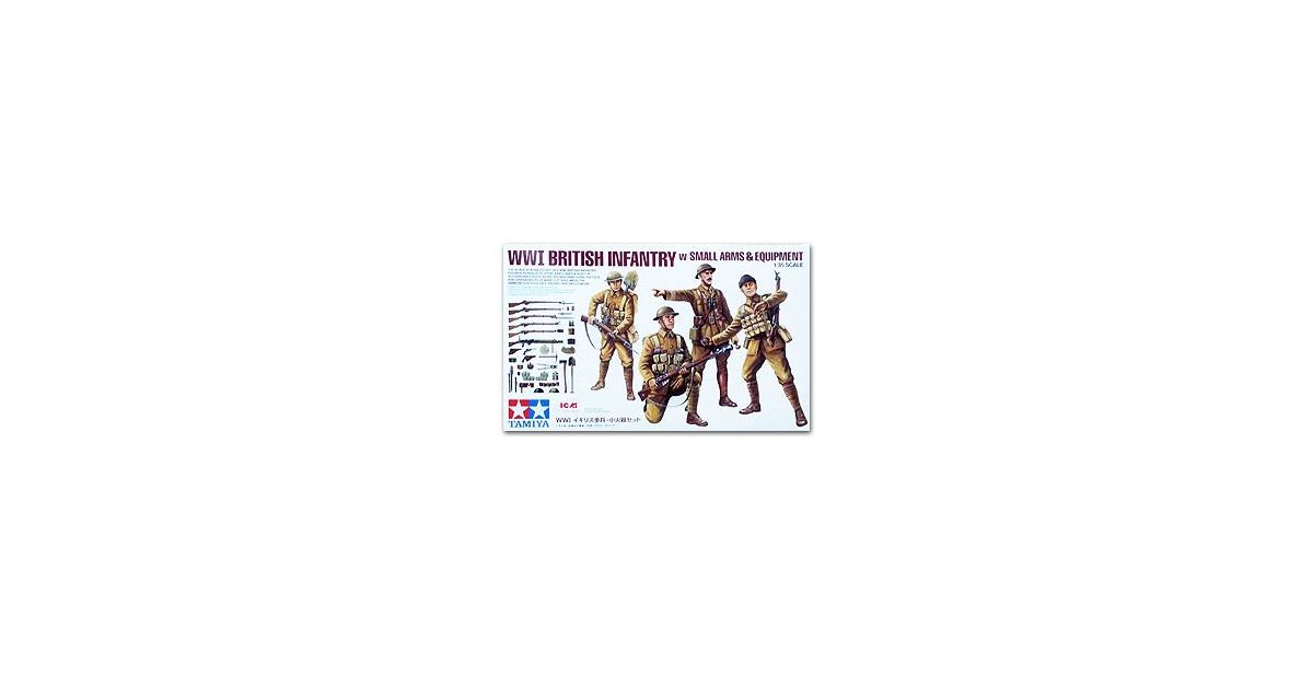 Tamiya 32409 WWI British Infantry with Small Arms and Equipment