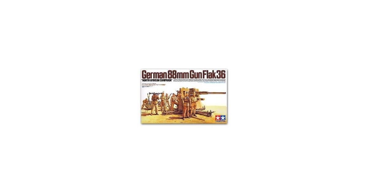 Tamiya 35283 German 88mm Gun Flak36 - North African Campaign
