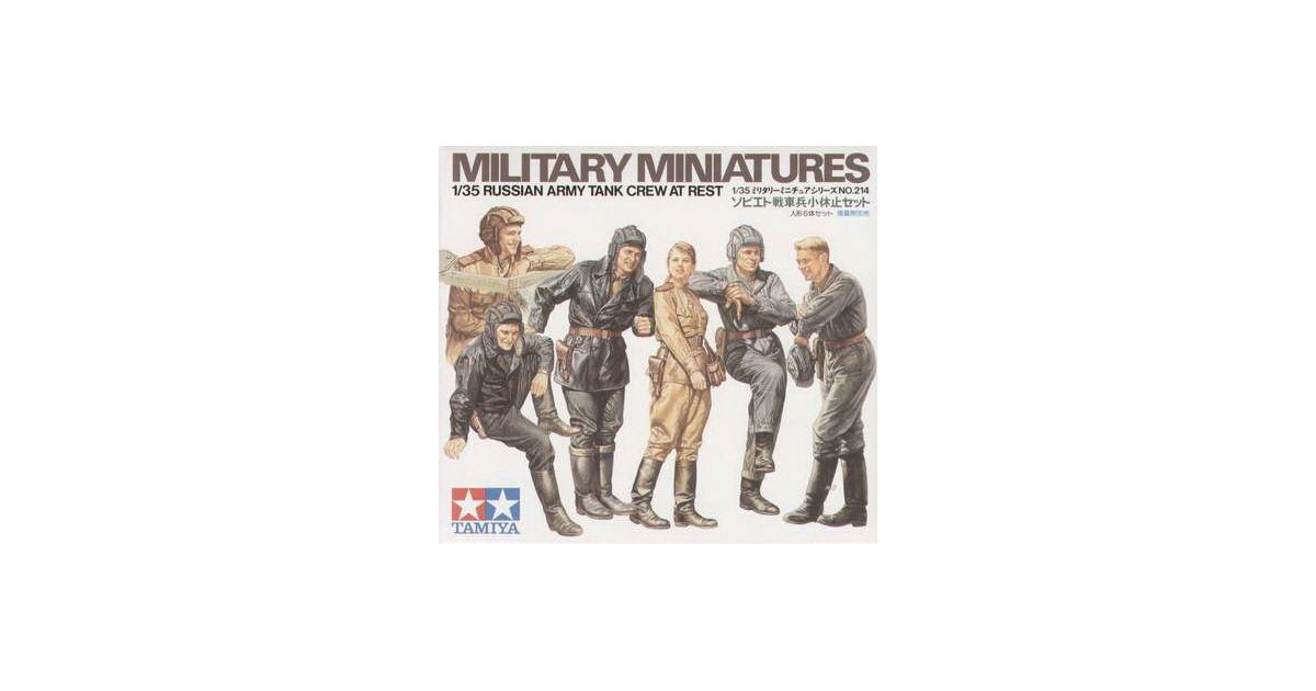 Tamiya 35214 Russian Tank Crew at Rest