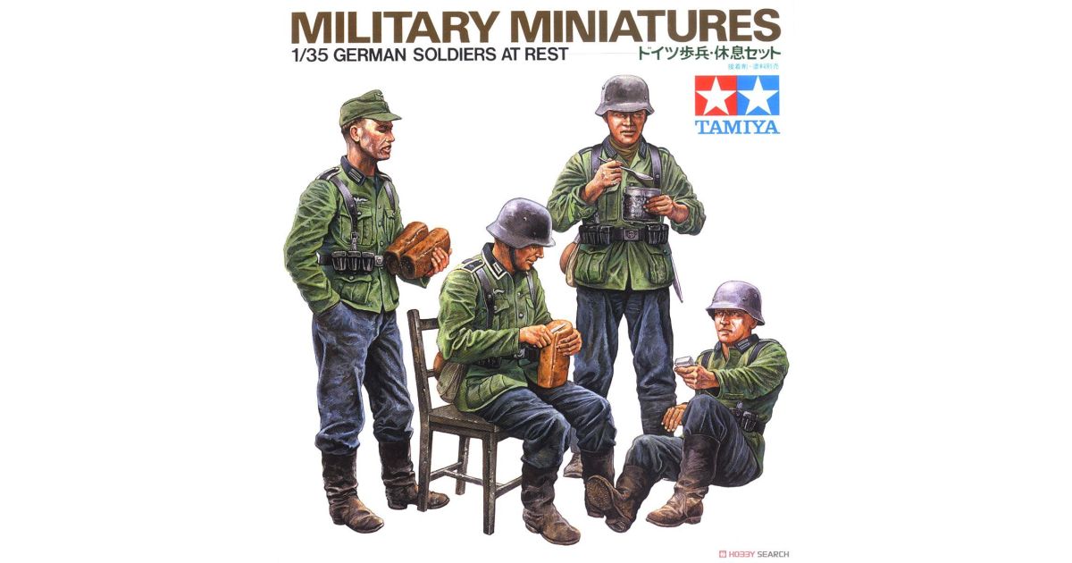 Tamiya 35129 German Soldiers at Rest