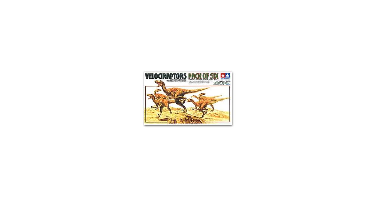 Tamiya 60105 Velociraptors Pack of Six