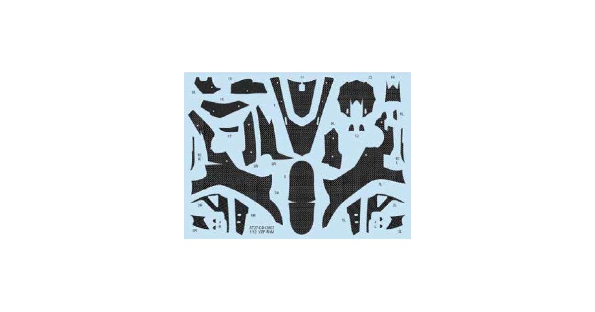 Studio 27 CD12007 YZF-R1M Carbon Decal