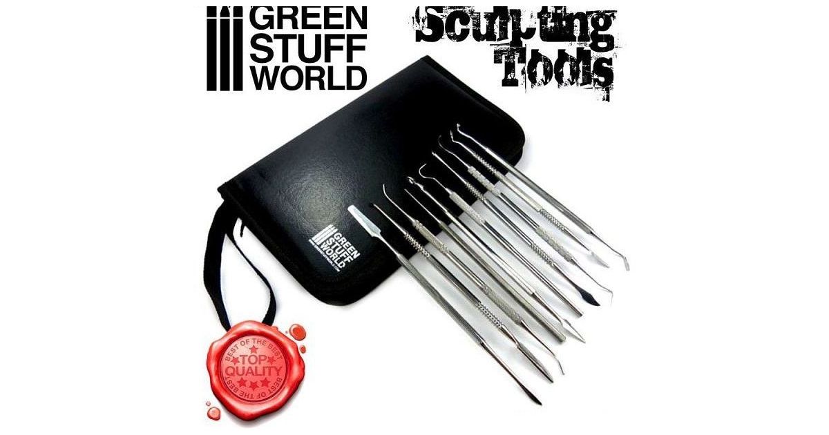 Green Stuff World 1570 Sculpting Tools Set Case