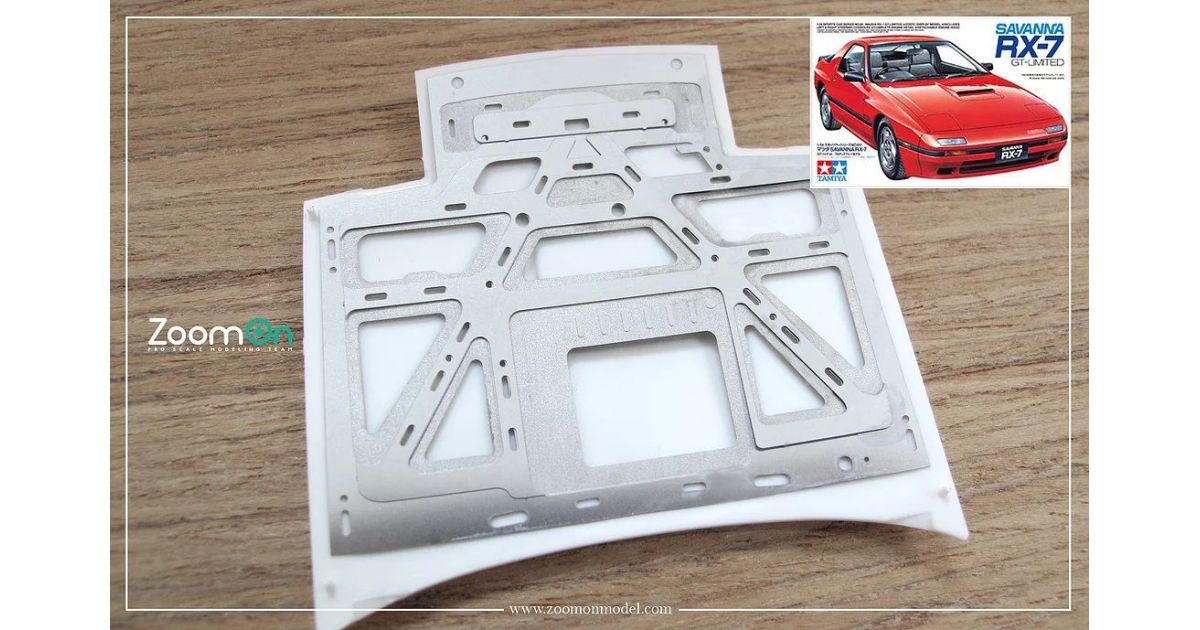 ZoomOn ZD081 Mazda RX-7 FC hood structure