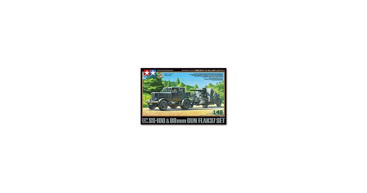 Tamiya 37027 SS-100 & 88mm Gun Flak37 Set