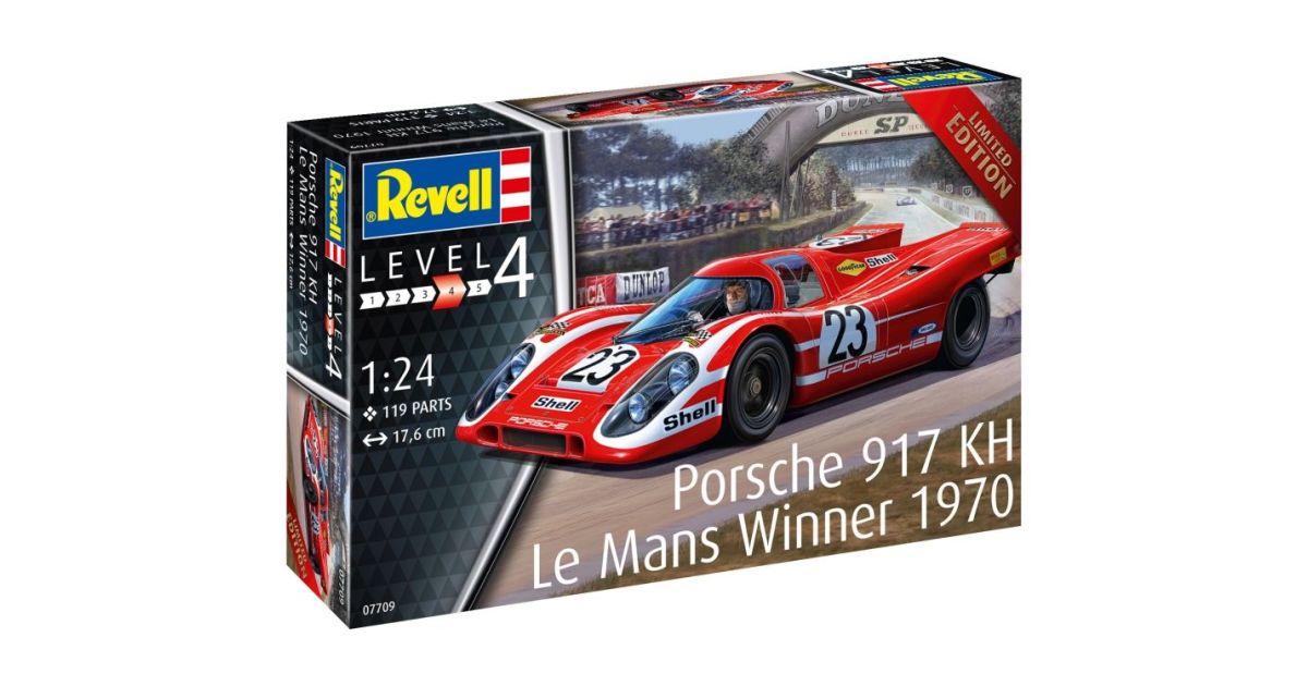 Revell 7709 Porsche 917 KH Le Mans Winner 1970