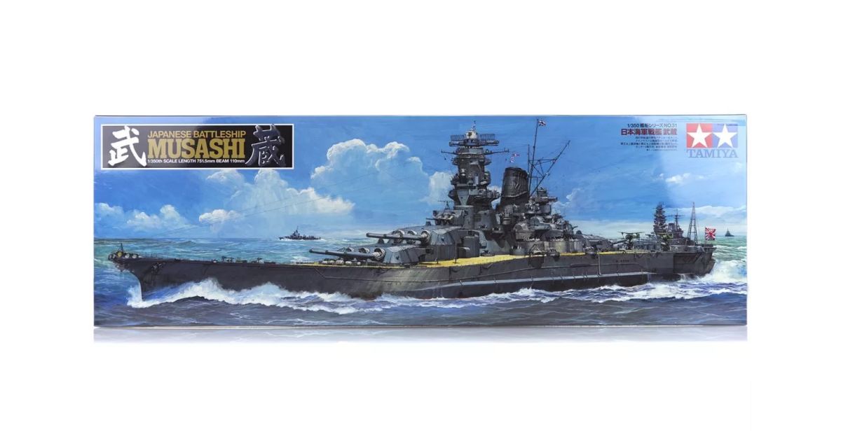 Tamiya 78031 Japanese Batteship Musashi