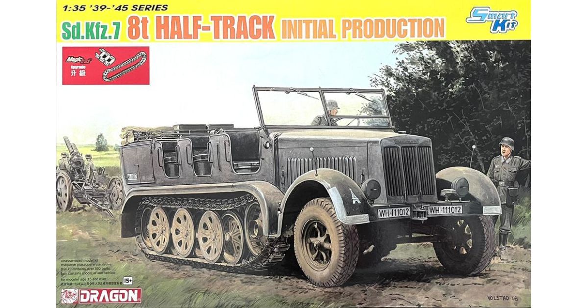 Dragon 6466 Sd.Kfz.7 8t Half-Track Initial Production