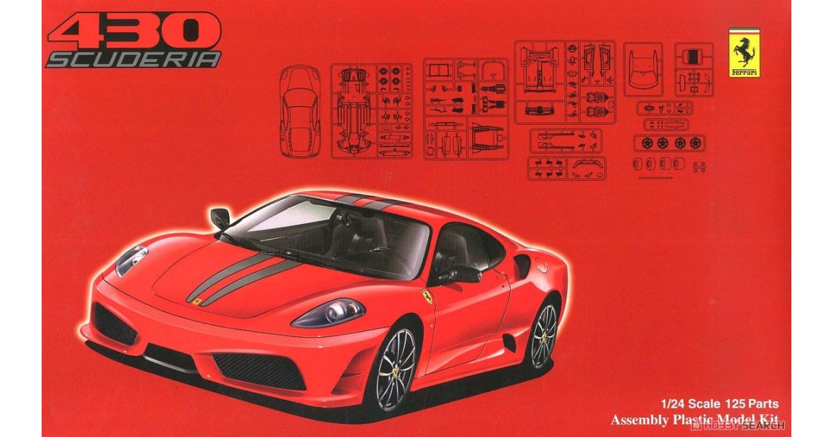 Fujimi 12336 Ferrari F430 Scuderia