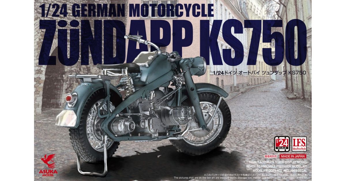 ASUKA 24006 German Motorcycle Zundapp KS750