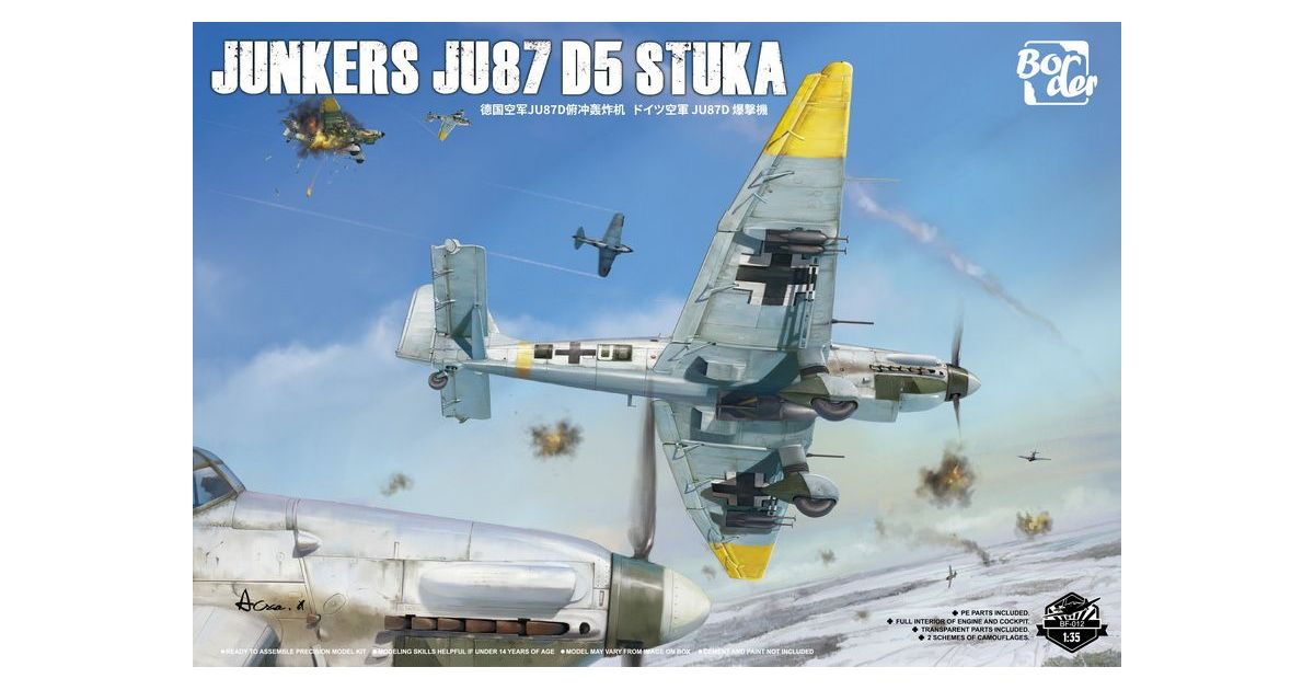 Border Model BF012 Junkers Ju87 D5 Stuka